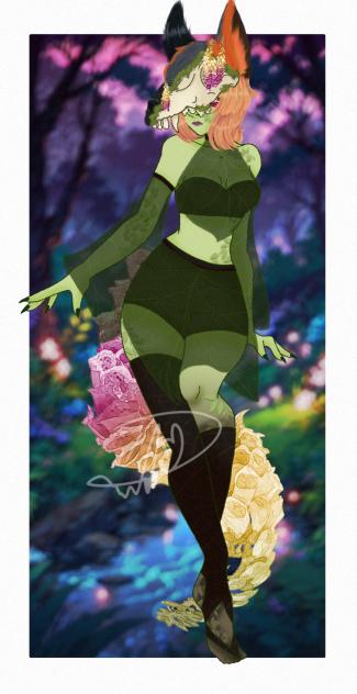 N° 7 Plant Girl (Foxglove) - ibisPaint