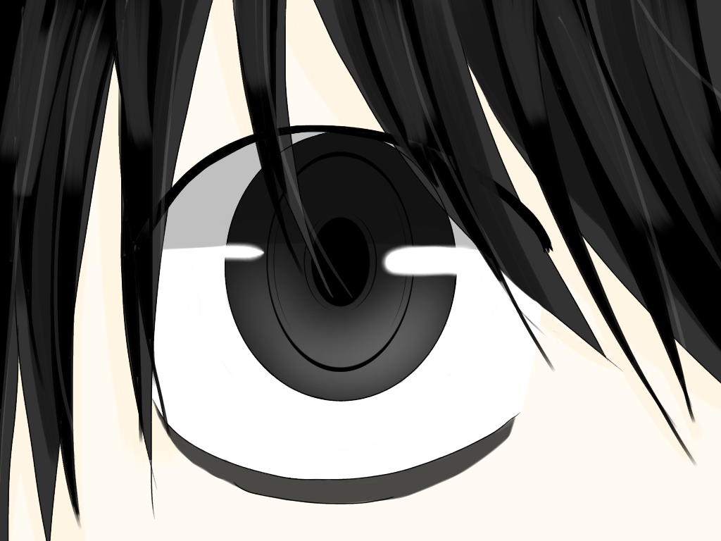 [Death Note] L's eye - ibisPaint