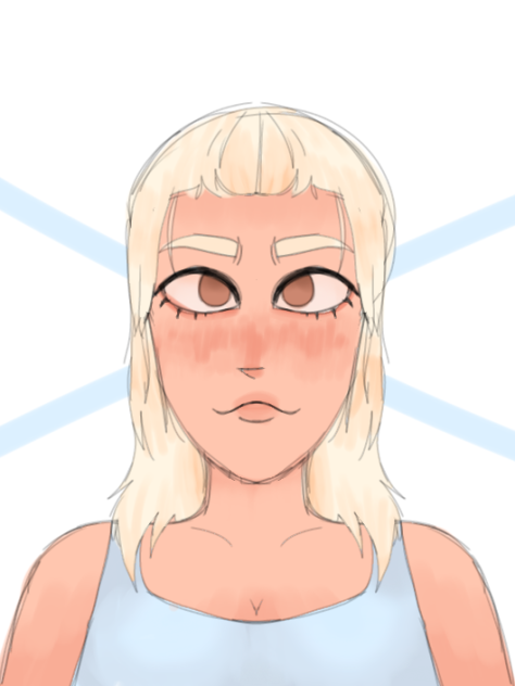 Rita with her hair down - ibisPaint