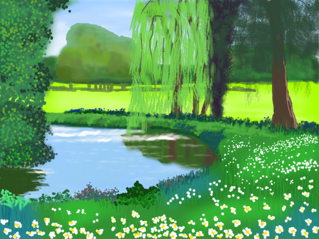 Summer Stream - ibisPaint