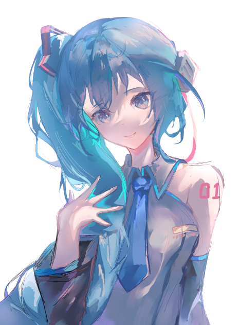 Miku with one pigtail lol - ibisPaint