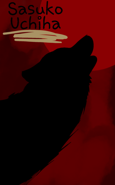 The red moon and the black wolf - ibisPaint