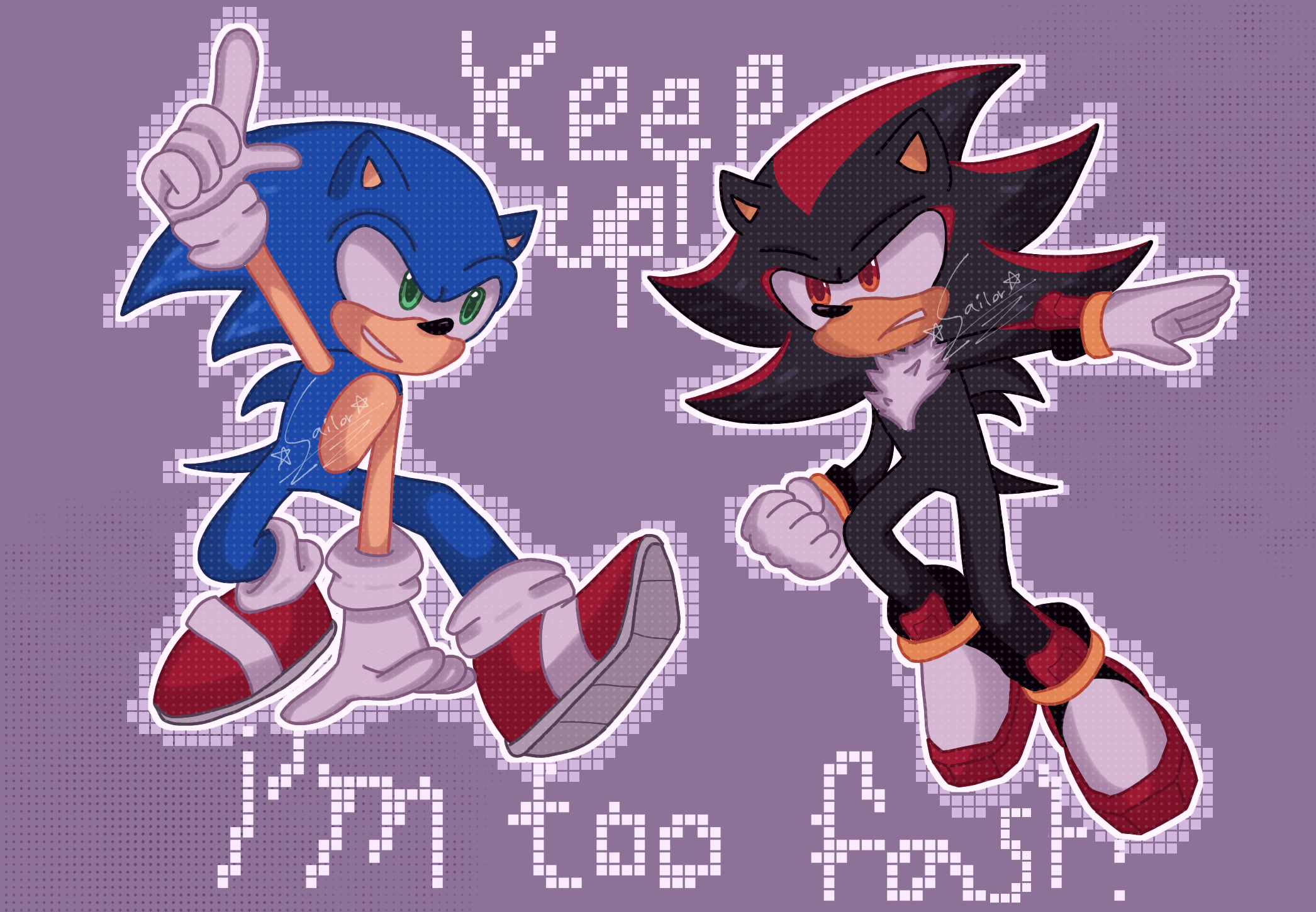 ~ Sonic and Shadow ~ - ibisPaint