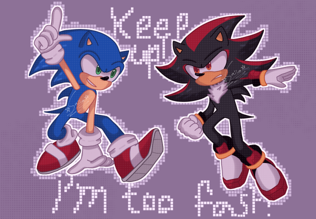 ~ Sonic and Shadow ~ - ibisPaint