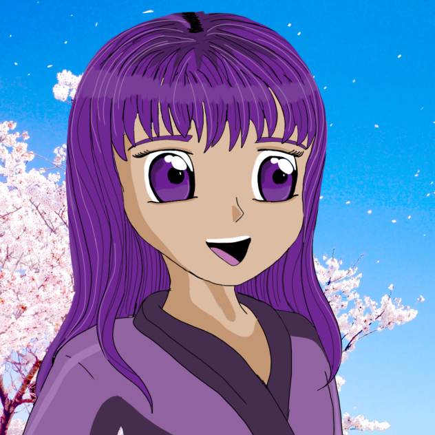 purple girl - ibisPaint