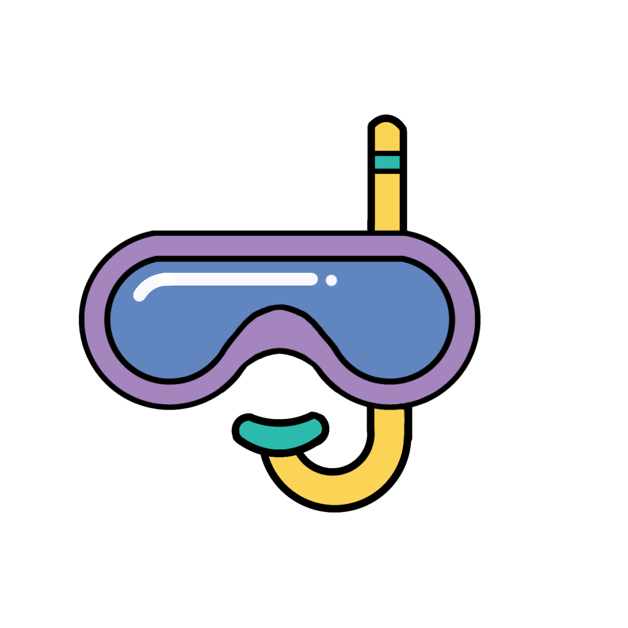 Diving goggles - ibisPaint