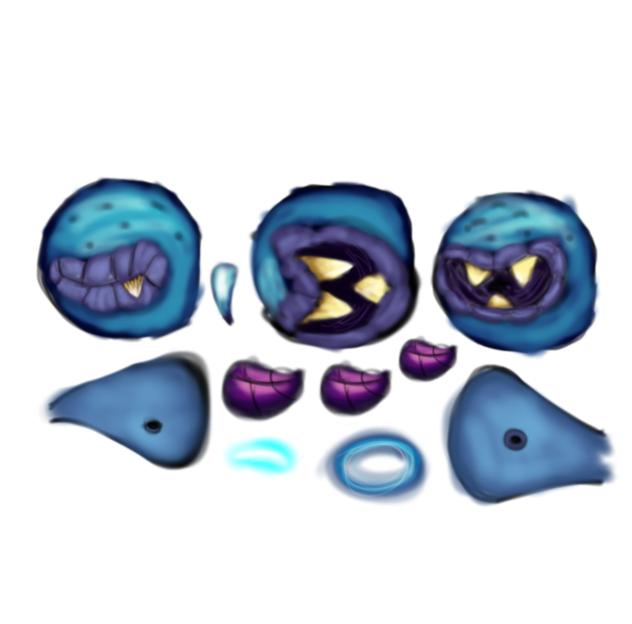 Cold Primordial Droah Sprite Sheet - ibisPaint