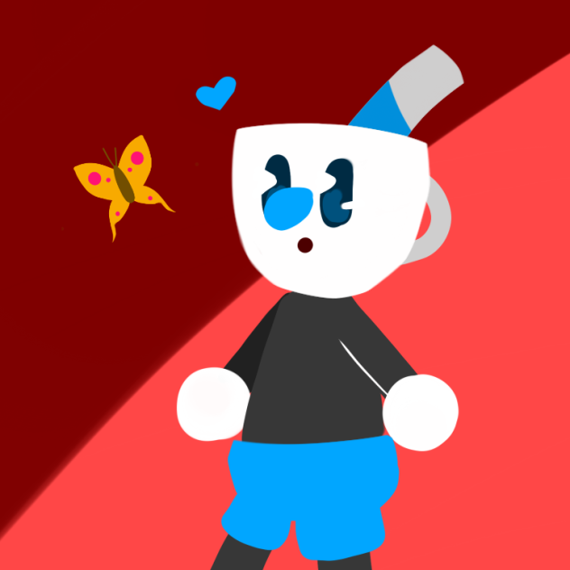 cuphead. mugman speed paint - ibisPaint