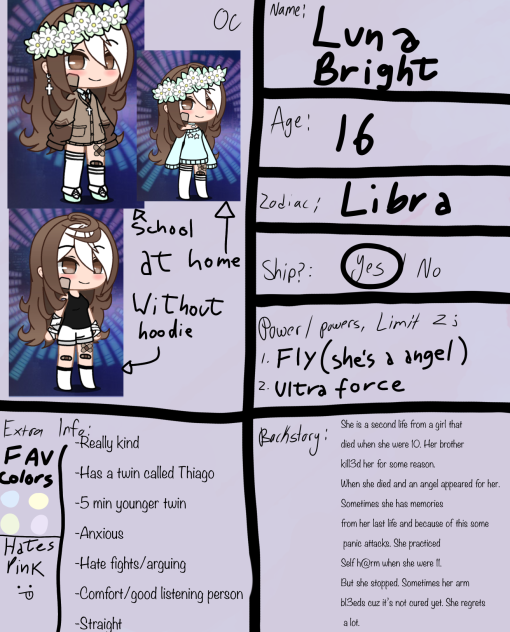 Reference sheet to Rodrigo - ibisPaint