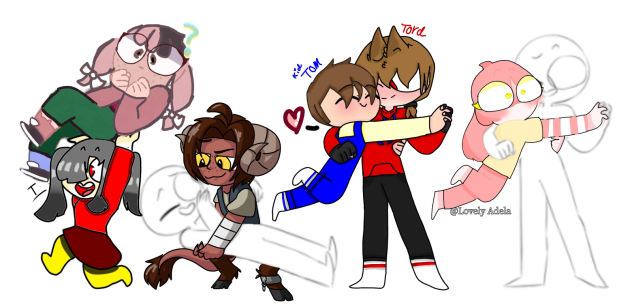 Collab with kid Tom and (just) Tord! - ibisPaint