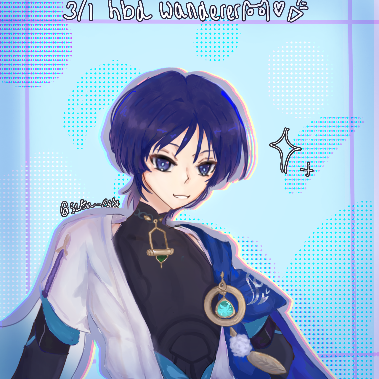 scaramouche wanderer bday - ibisPaint