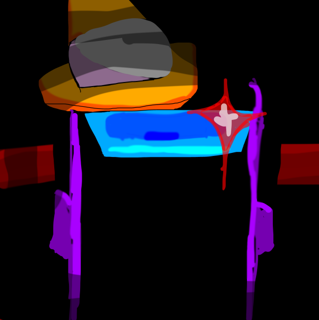 Among us black imposter HD - ibisPaint