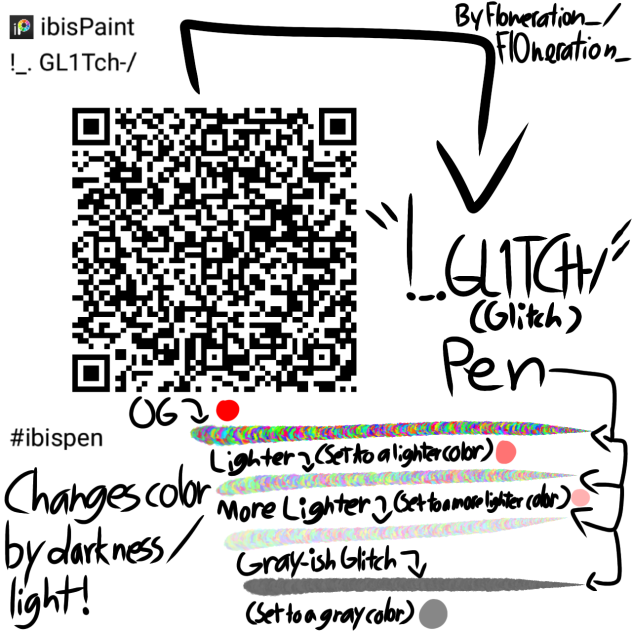 GL1Tch Pen - ibisPaint