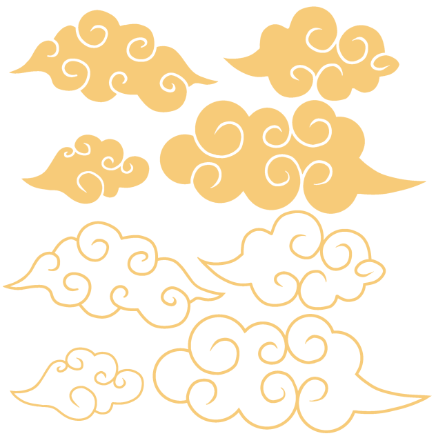 Chinese Cloud vector - ibisPaint