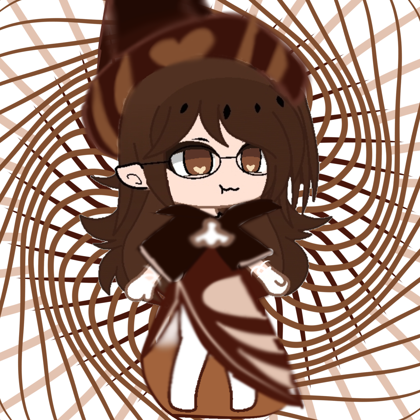 if my oc was cosplaying as latte cookie - ibisPaint