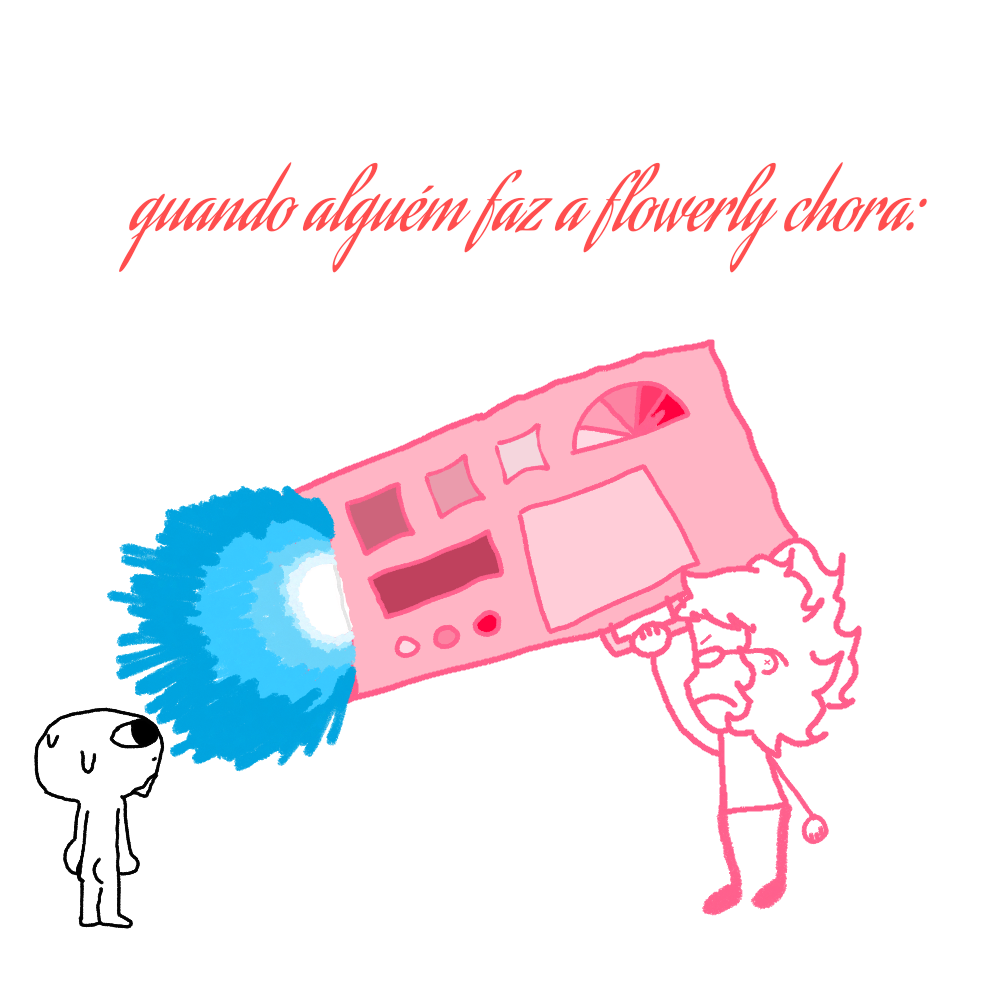 Quando alguém faz a flowerly chora OMD - ibisPaint
