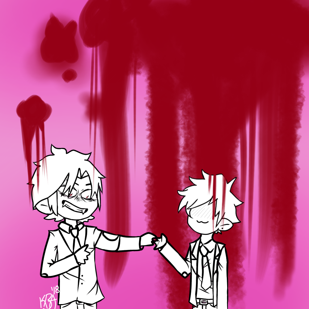 A1 Vampire!Gerard and Human!Frank - ibisPaint