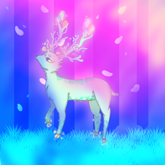 Magical Deer - ibisPaint
