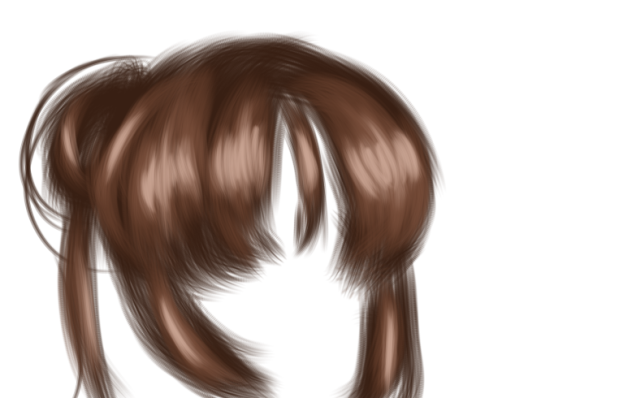 How to shade hair - ibisPaint