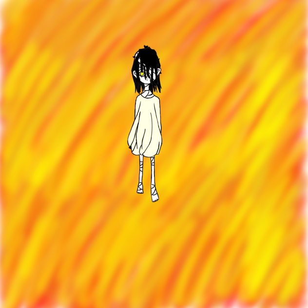 The boy burns - ibisPaint