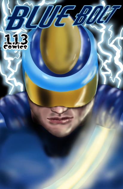 Blue Bolt (realistic) - ibisPaint