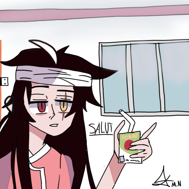 Miam du jus de pomme - ibisPaint