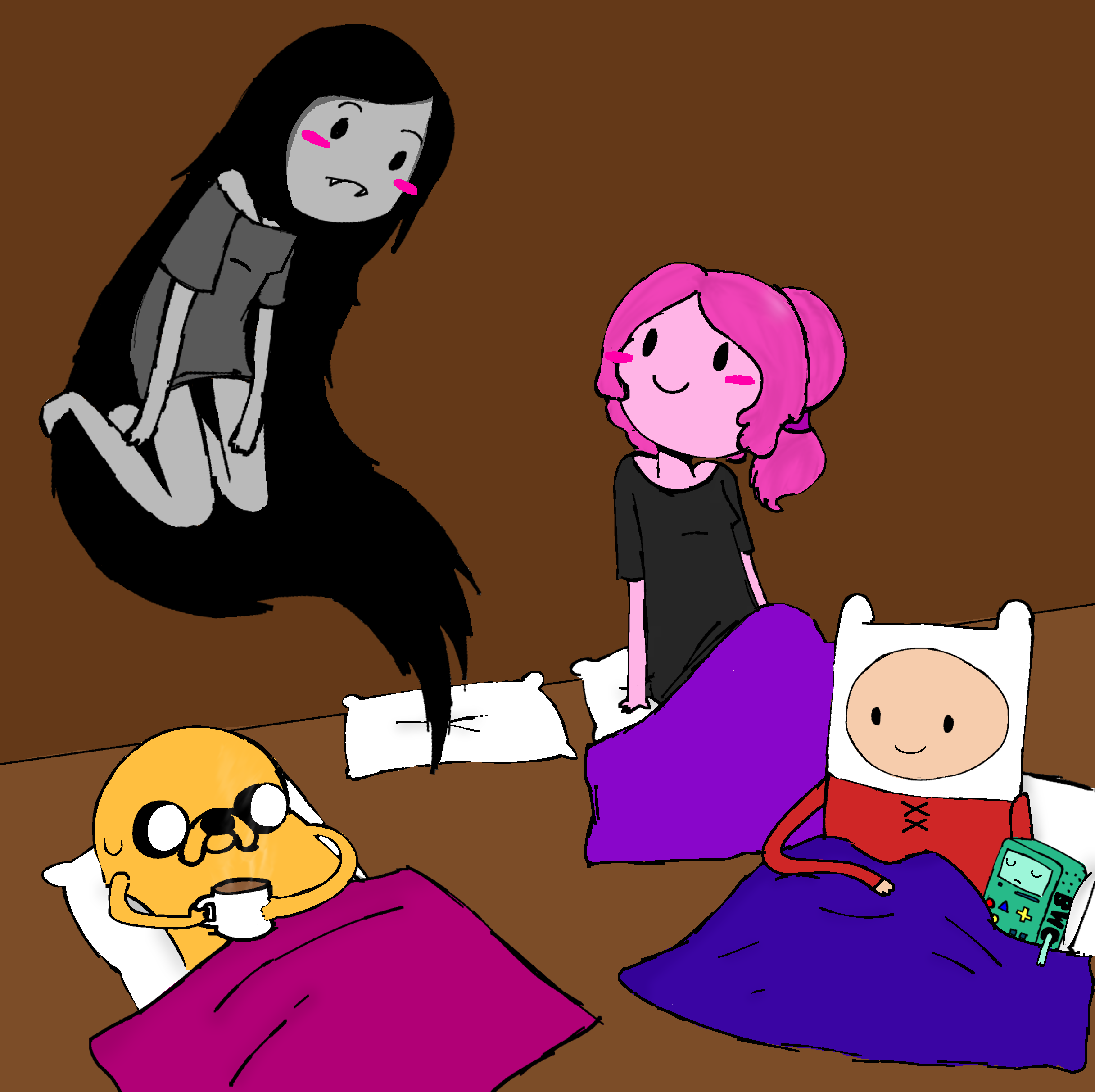 Adventure time sleepover!!!!!!!! - ibisPaint