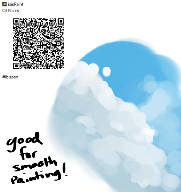 Oil Paints Brush QR - ibisPaint