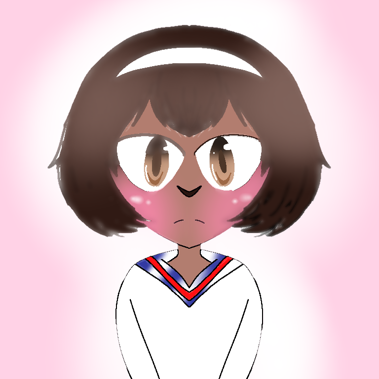 The girl blushes at you - ibisPaint