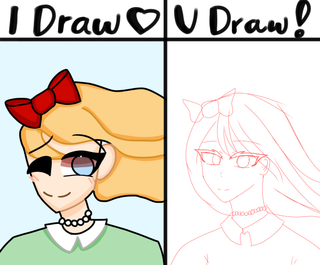 Lazy collab with pink pufferfish - ibisPaint