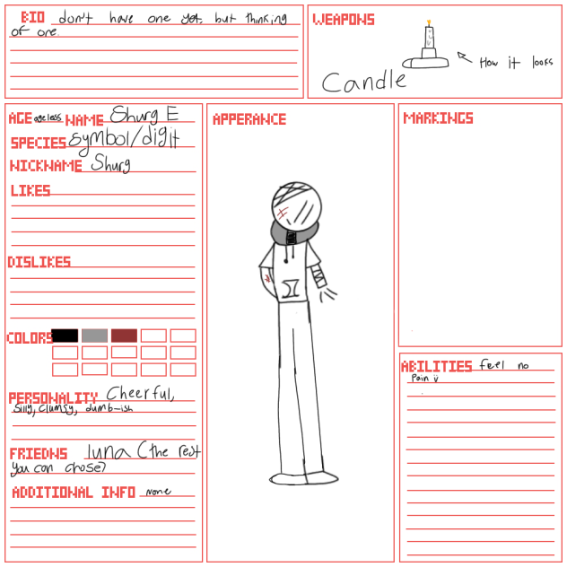 Ref sheet (Fixed something) - ibisPaint