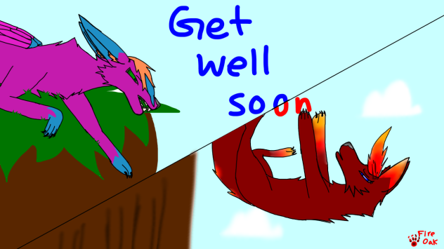 Get well soon Fire Spark!!!!!!!!! - ibisPaint