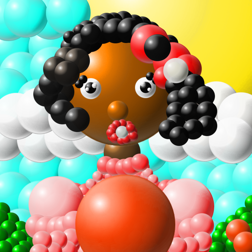 The bead girl - ibisPaint