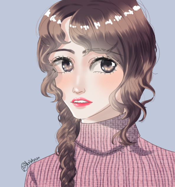 Braided Hairstyle - ibisPaint