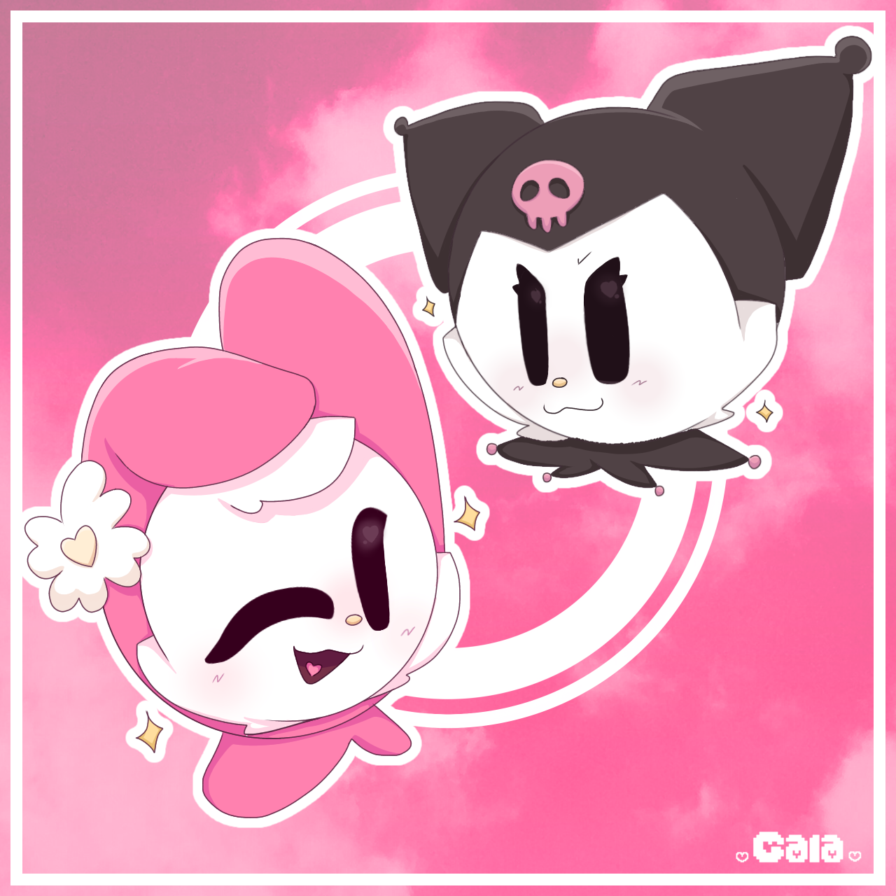 💗〈 Kuromi and friend 〉🖤 - ibisPaint