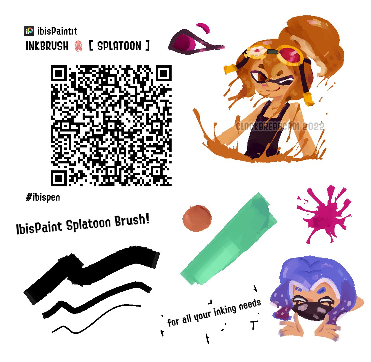 Splatoon brush (not mine lol) - ibisPaint