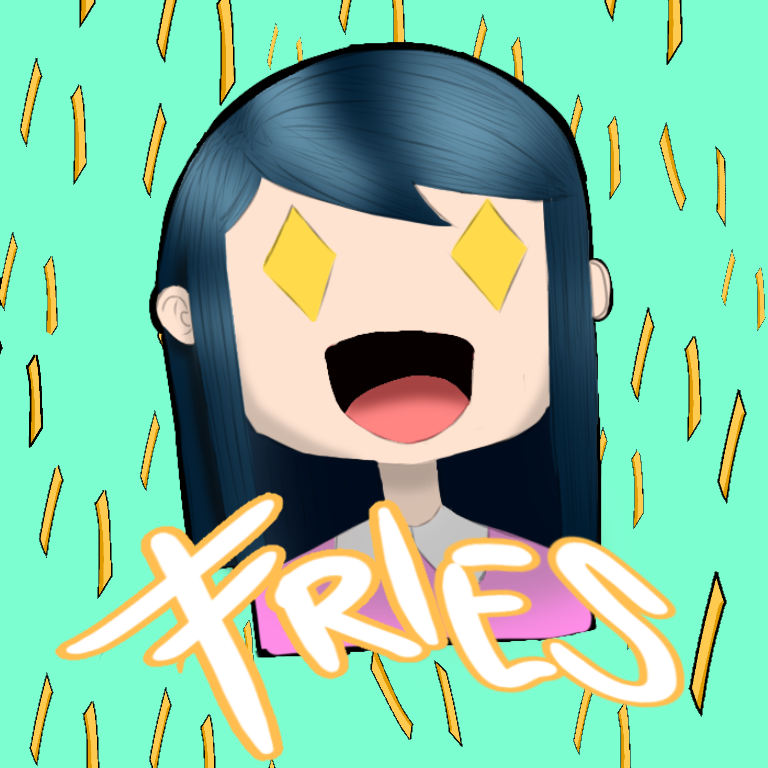 i love fries - ibisPaint