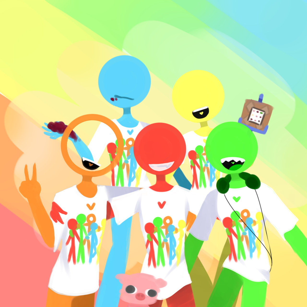 TSC and his friends - ibisPaint