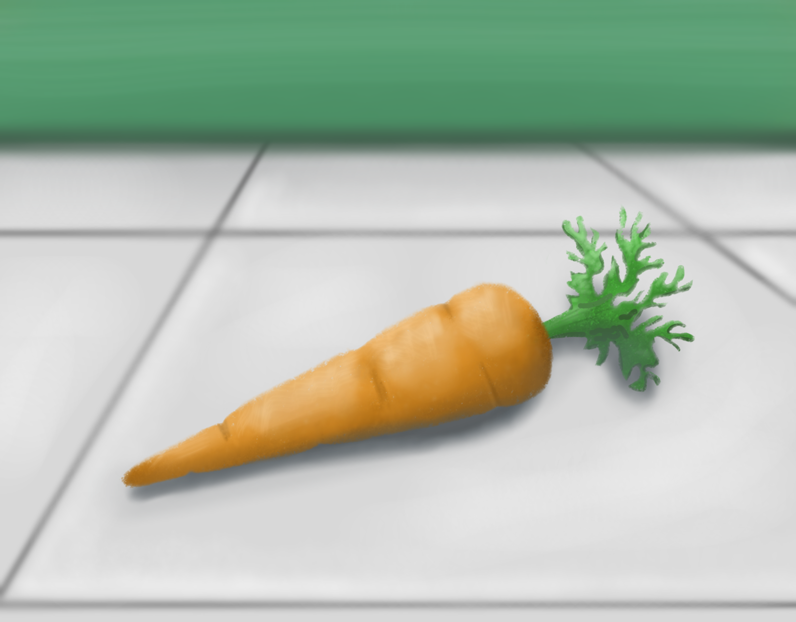 Carrot on The Floor - ibisPaint