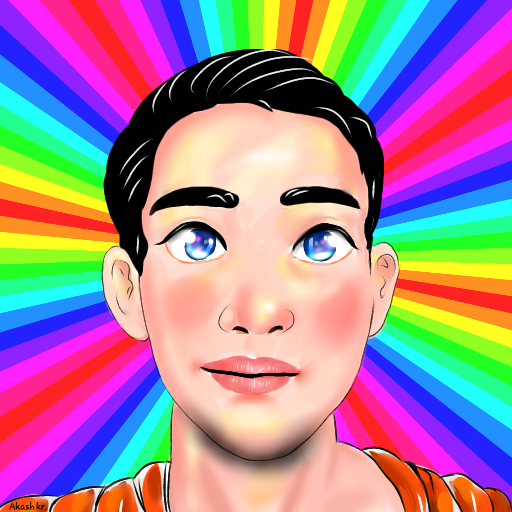 My cartoon face(^^) - ibisPaint