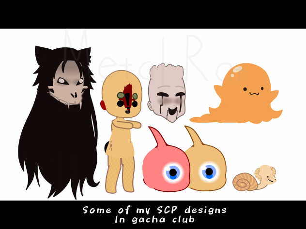 Some of my SCP designs - ibisPaint