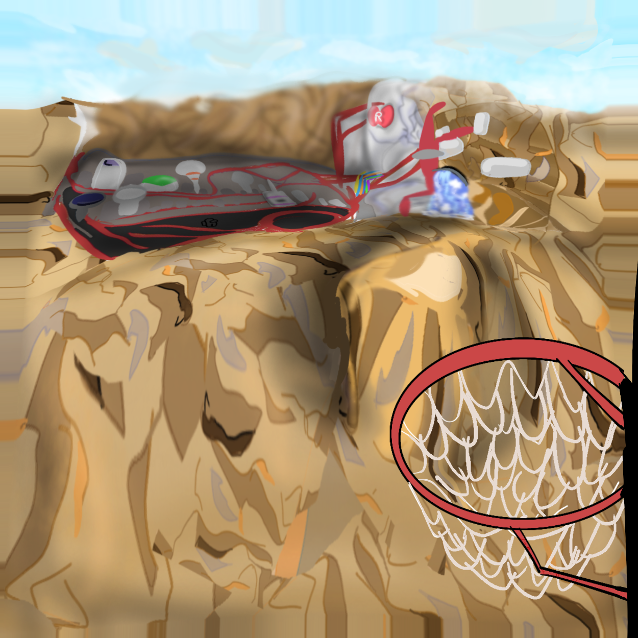 gamma 2 gets dunked - ibisPaint