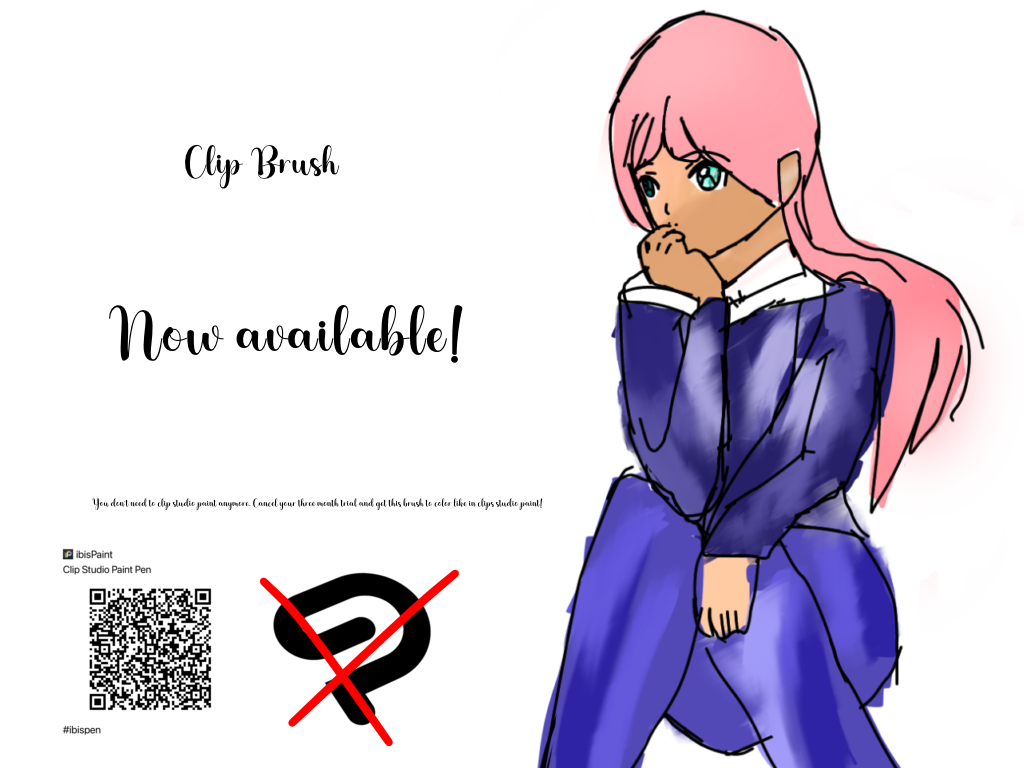 Clip studio paint pen is here!Get It now - ibisPaint