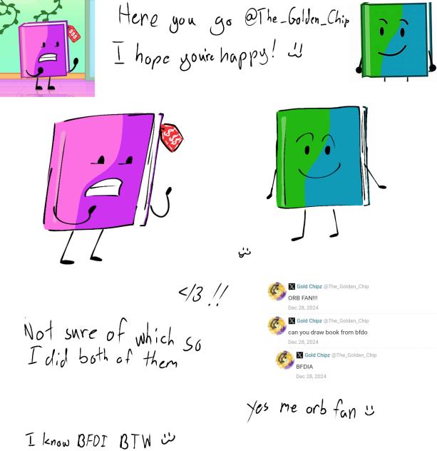 book from BFDI or BFDIA - ibisPaint