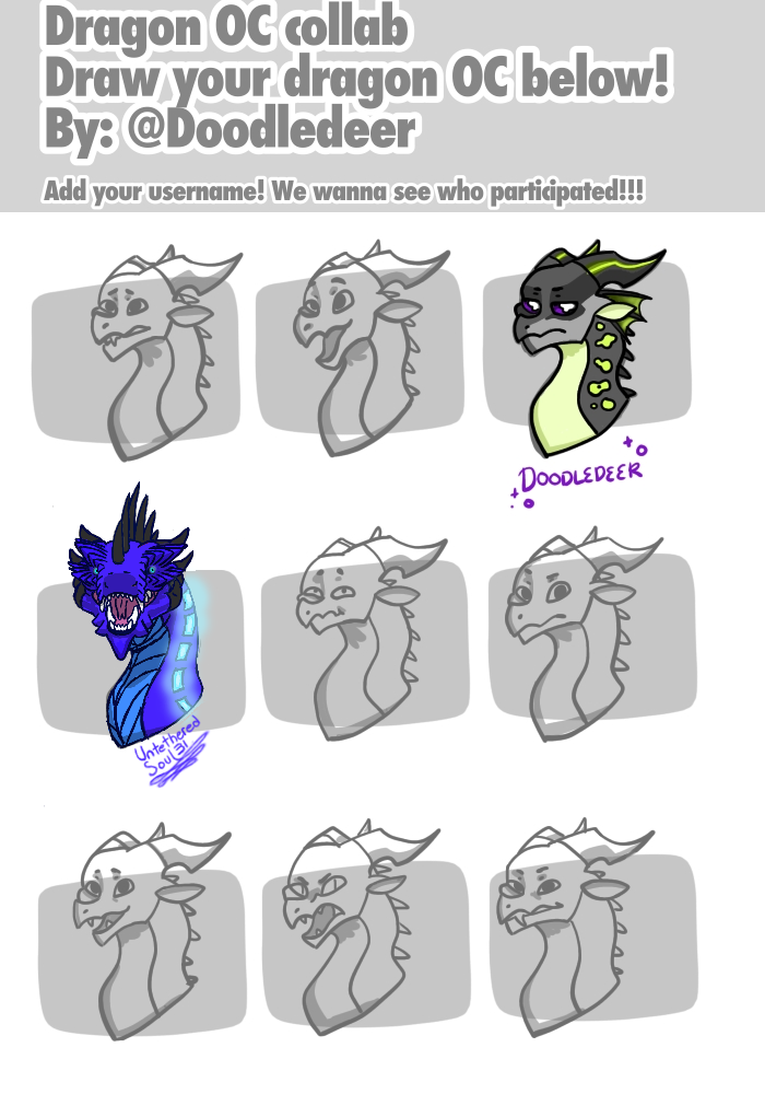 Dragon collab with Doodledeer - ibisPaint