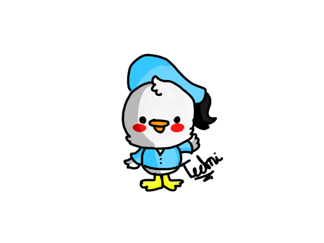 Donald Duck Chibi Speedpaint - ibisPaint