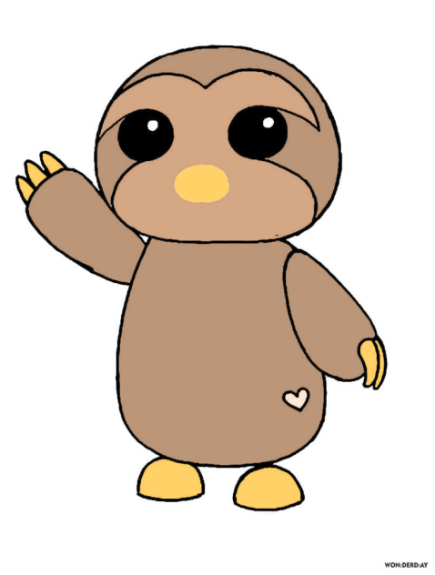 Sloth neon - ibisPaint