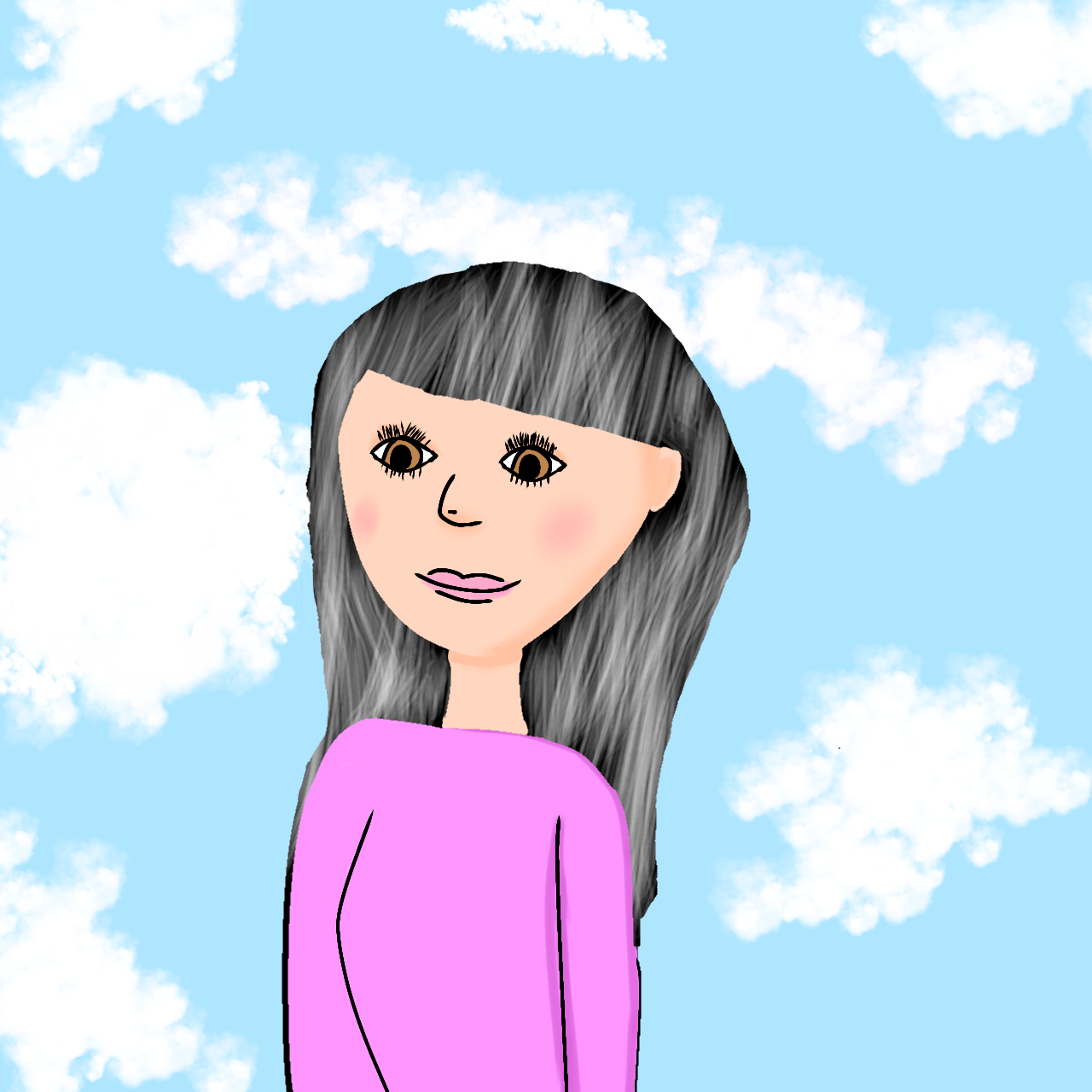 menina(girl) - ibisPaint