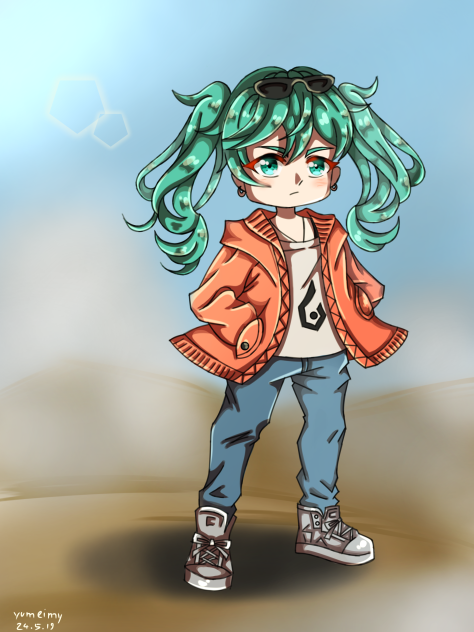 Miku sand planet - ibisPaint