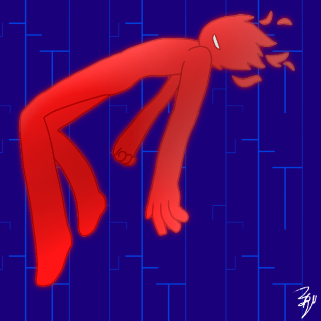 Falling down - ibisPaint